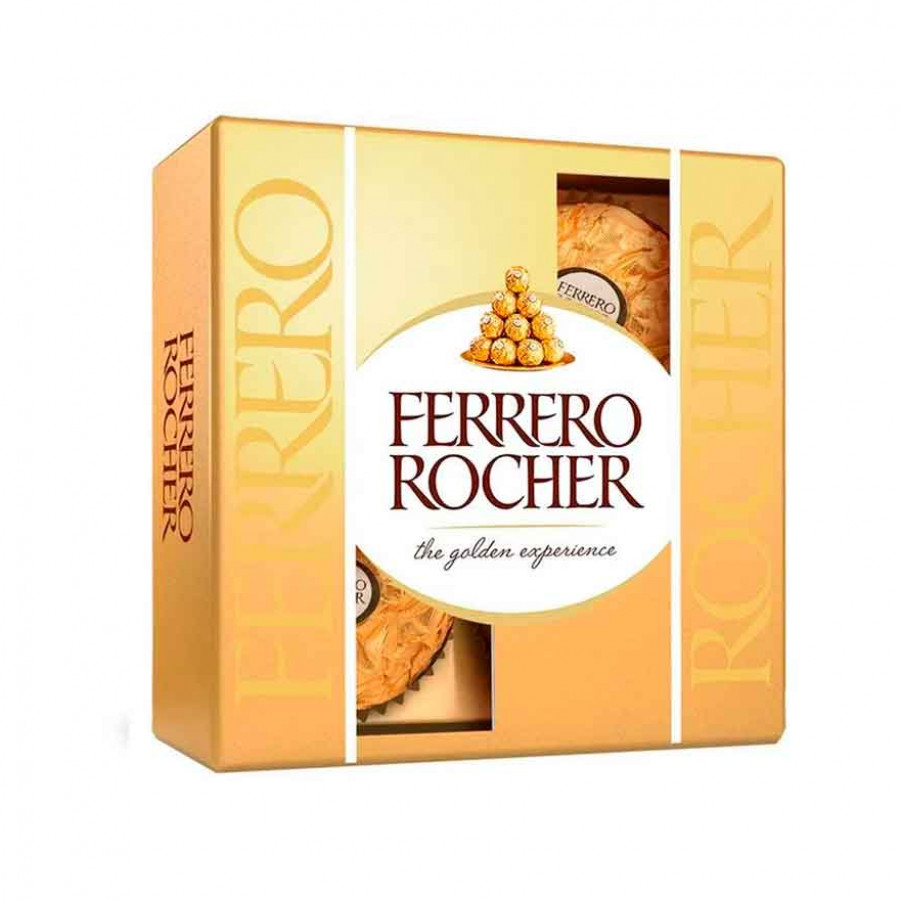Bombones De Chocolate Ferrero Rocher Caja X4 Bombones De Chocolate Ferrero Rocher Caja X4